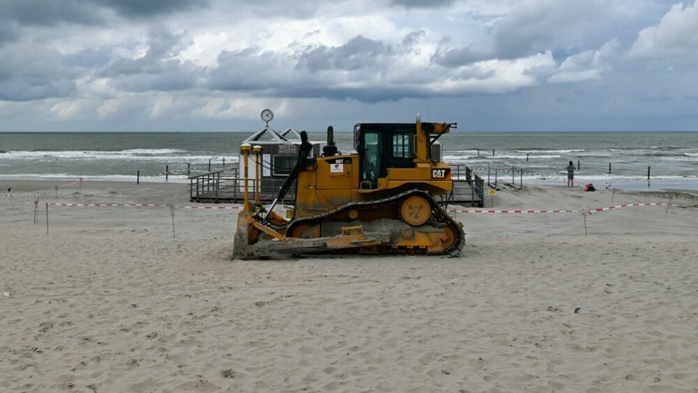 Baustelle Strand: auf einigen Nordseeinseln fehlt der Sand